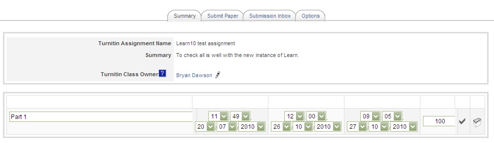 TII2 summary screen – Teaching and Learning Blog