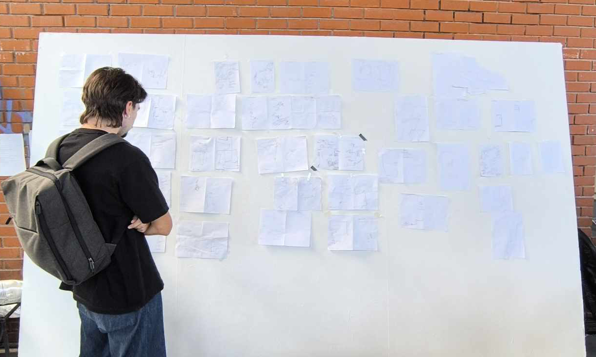 Blind Drawing Performance Anthi Kosma – DRAWING RESEARCH NETWORK