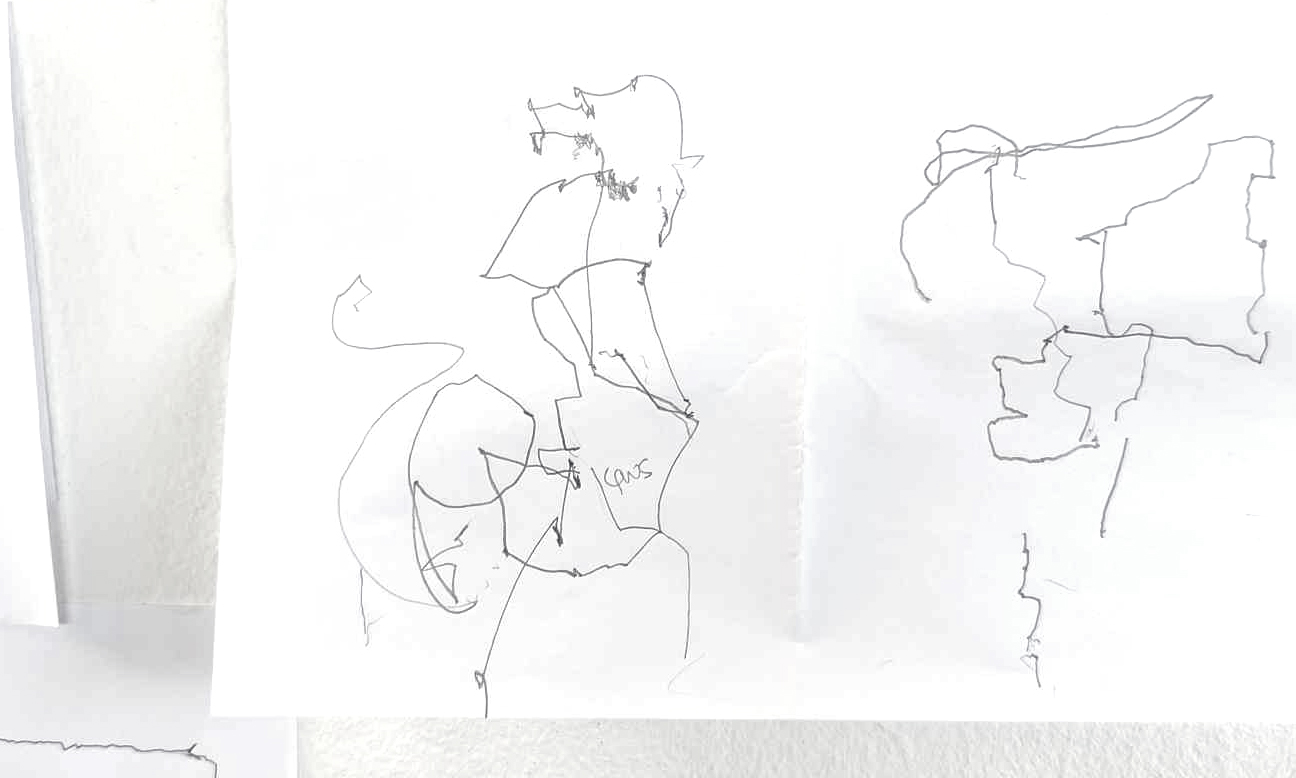 Blind Drawing Performance Anthi Kosma – DRAWING RESEARCH NETWORK